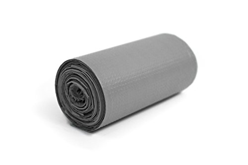 Oh Baby Bags Scented Disposable Plastic Bags - 12 Rolls, 144 Bags Total, Seafoam and Gray