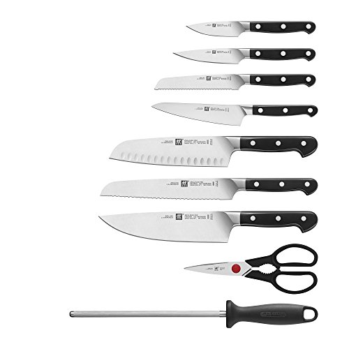 ZWILLING Pro 10-pc Knife Block Set - Rustic White