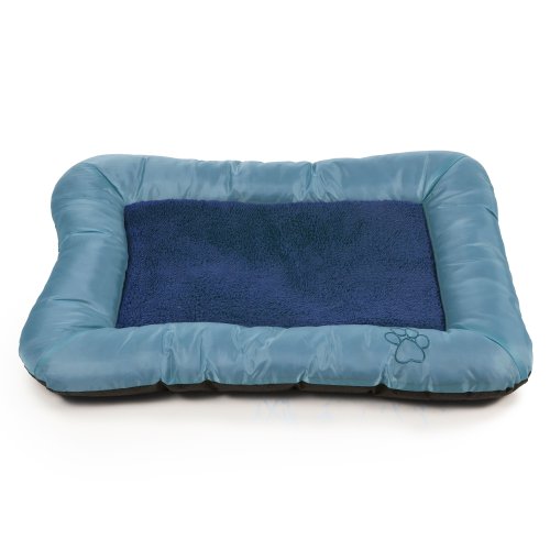 PETMAKER 43"x29" Plush Cozy Pet Bed - Blue