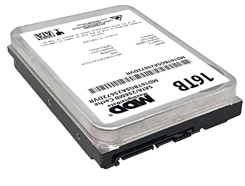 MDD 16TB 7200RPM 256MB Cache SATA 6.0Gb/s 3.5inch Internal Hard Drive for Surveillance Storage (MD16TGSA25672DVR) - 3 Years Warranty