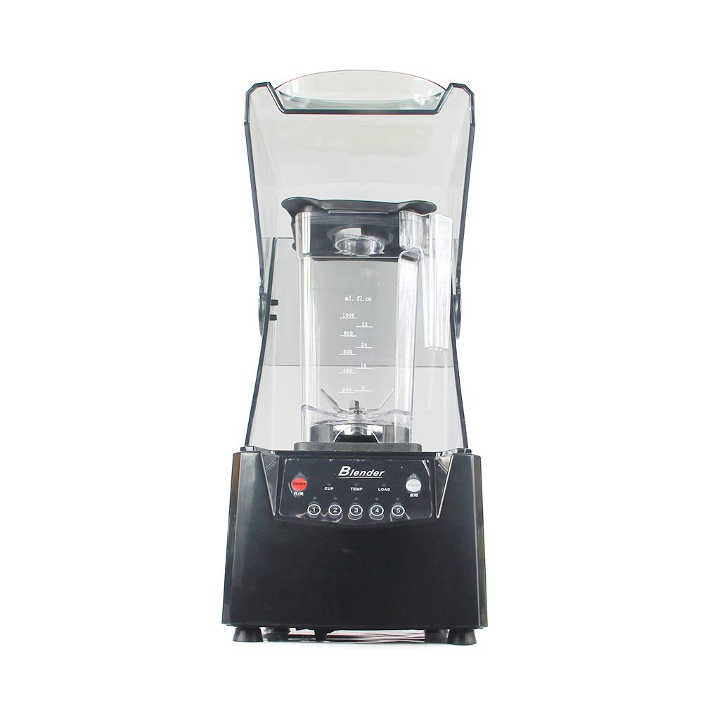 PIOJNYEN Commercial Blender 2600W Professional Soundproof Blender Multifunctional Smoothie Blenders Countertop Blenders with Shield Sound Enclosure Fruit Juicer Smoothie Blender Mixer (Style #1)