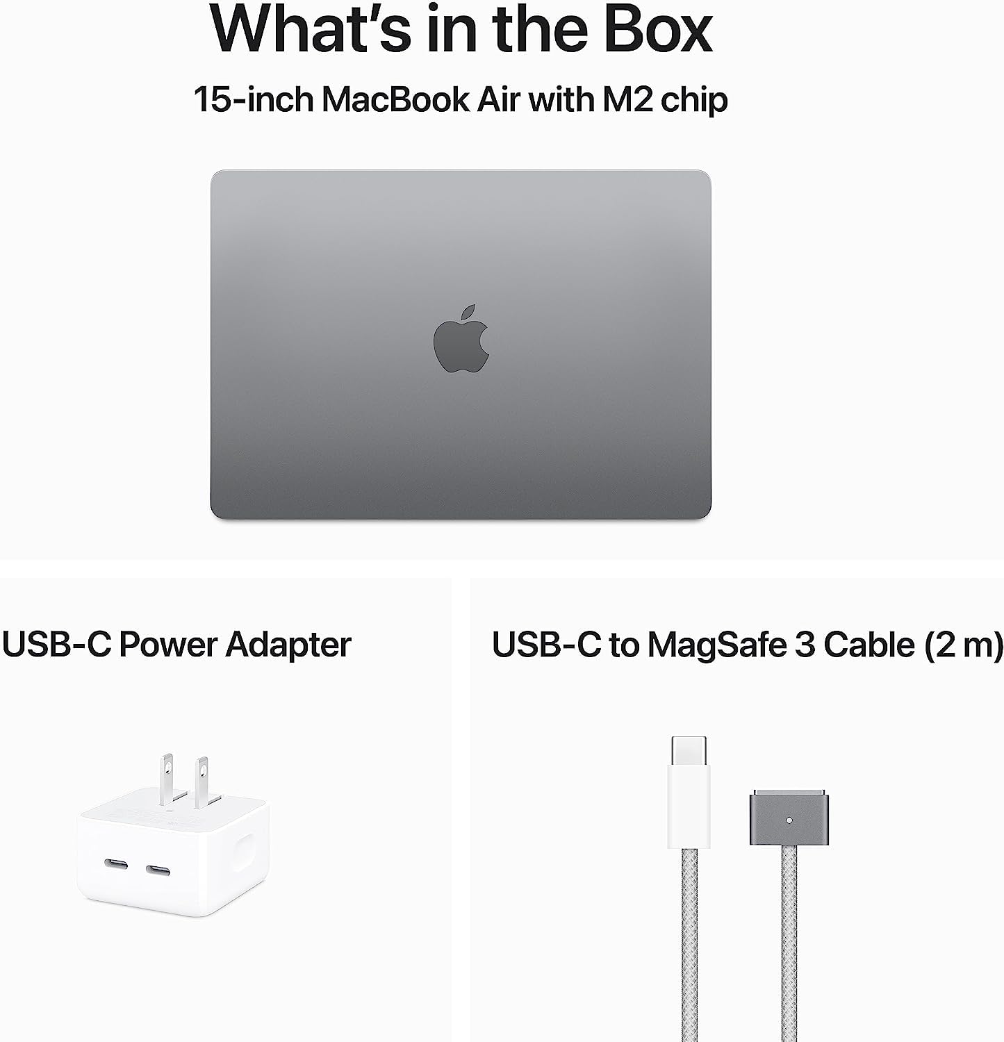 Apple (CTO) MacBook Air 15-in with M2 8-core CPU 10-core GPU, 16GB 256GB - Space Gray (Summer 23)