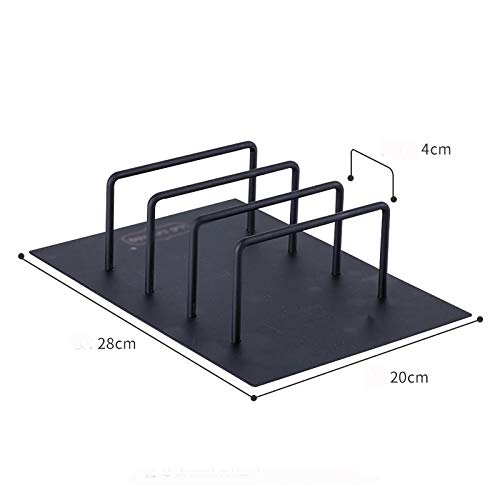 BHVXW 3-layers Pan Organizer Holder Cutting Board Pan Pot Shelf Accessories Kitchen Cookware Storage Rack
