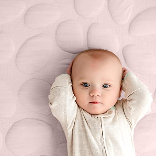 Water-Resistant Crib DreamSheet – Blush (Light Pink)