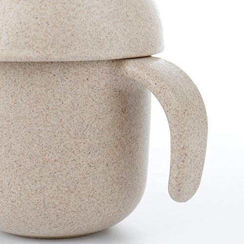 Baney Sippy Cup | Wheat Straw Fiber | Trainer Cup | Biodegradable and Eco Friendly | BPA Free | Infant Baby Toddler and Kids