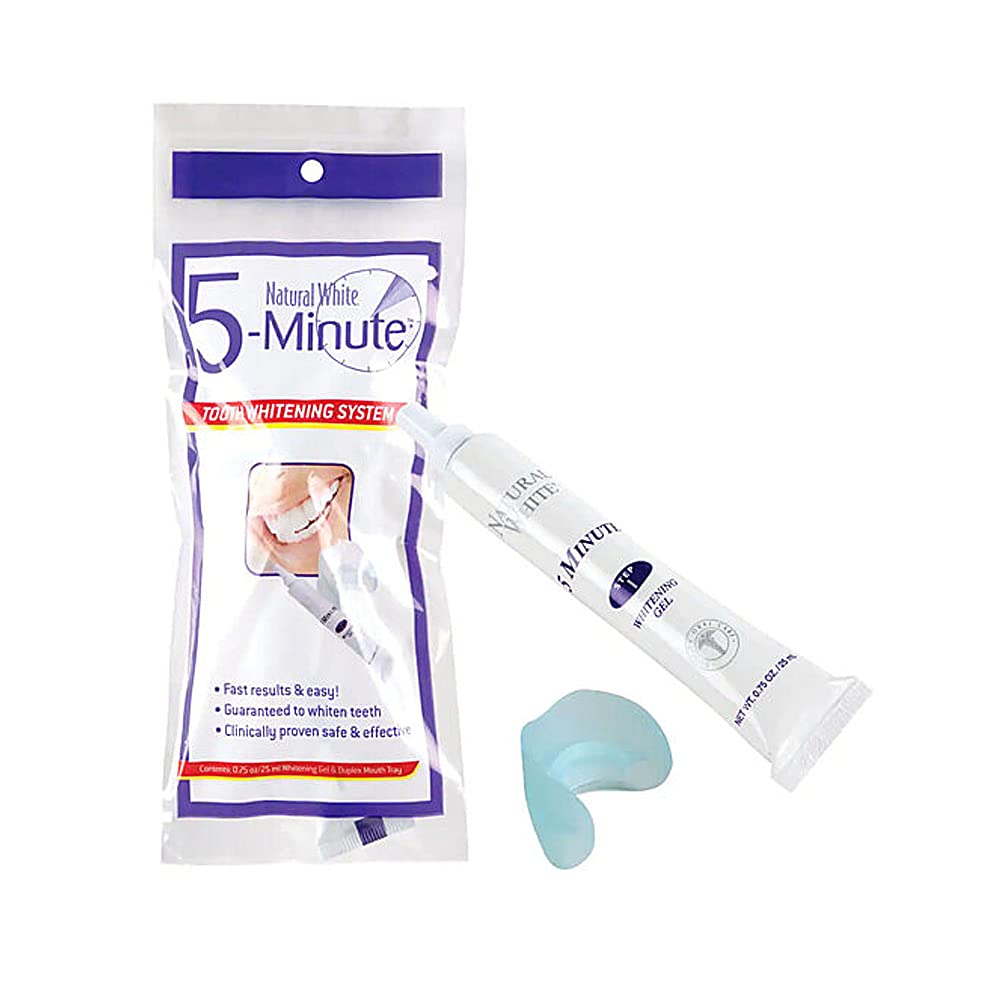 Natural White 5 Minute Gel Tooth Whitening System. Lornamead, 12 pack