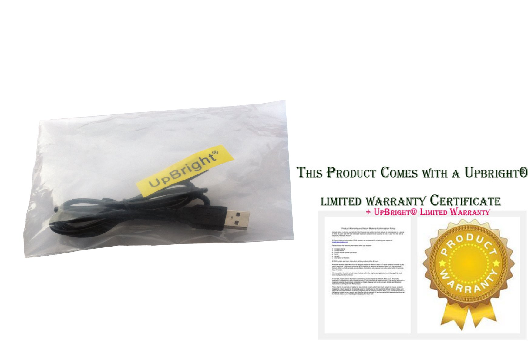 UpBright New USB Data Cable Cord Lead Compatible with Toshiba HDDR120E02x HDDR320E04X 120/320GB External Hard Drive HDD HD