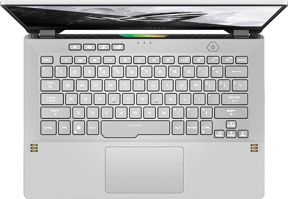 ASUS ROG Zephyrus G14 VR Ready Gaming Laptop, 14" 144Hz Full HD IPS Display, 8 Cores AMD Ryzen 9 5900HS,NVIDIA GeForce RTX 3060, Moonlight White-Tikbot Accessories (40GB RAM|2TB PCIe SSD)