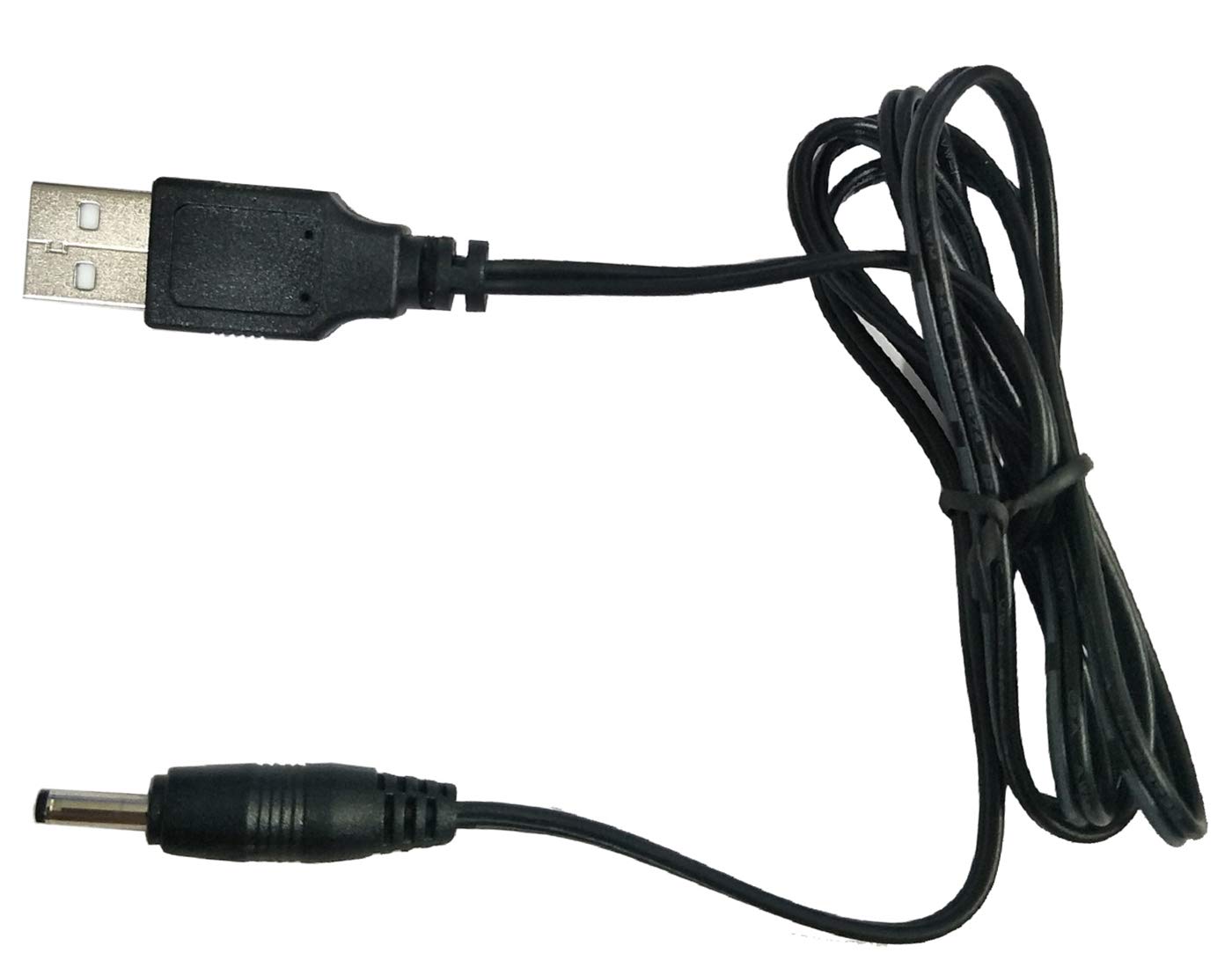 UpBright USB 5V DC Charging Cable Cord Compatible with InnoGear 5000 Lumens Max Bright Headlight Headlamp Flashlight Rechargeable Battery Torch LED Head Lamp Flash Light 5VDC Charger Power Supply Lead