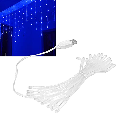 LED Curtain String Light, Fairy String Lights Decorative String Lights USB Power Supply for Wedding Party Home Garden for Outdoor Indoor Wall Decorations