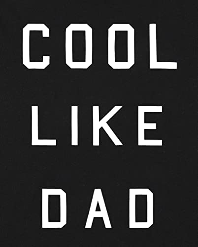 The Children's Place Baby and Toddler Short Sleeve Family Graphic T-Shirts, Cool Like Dad Single