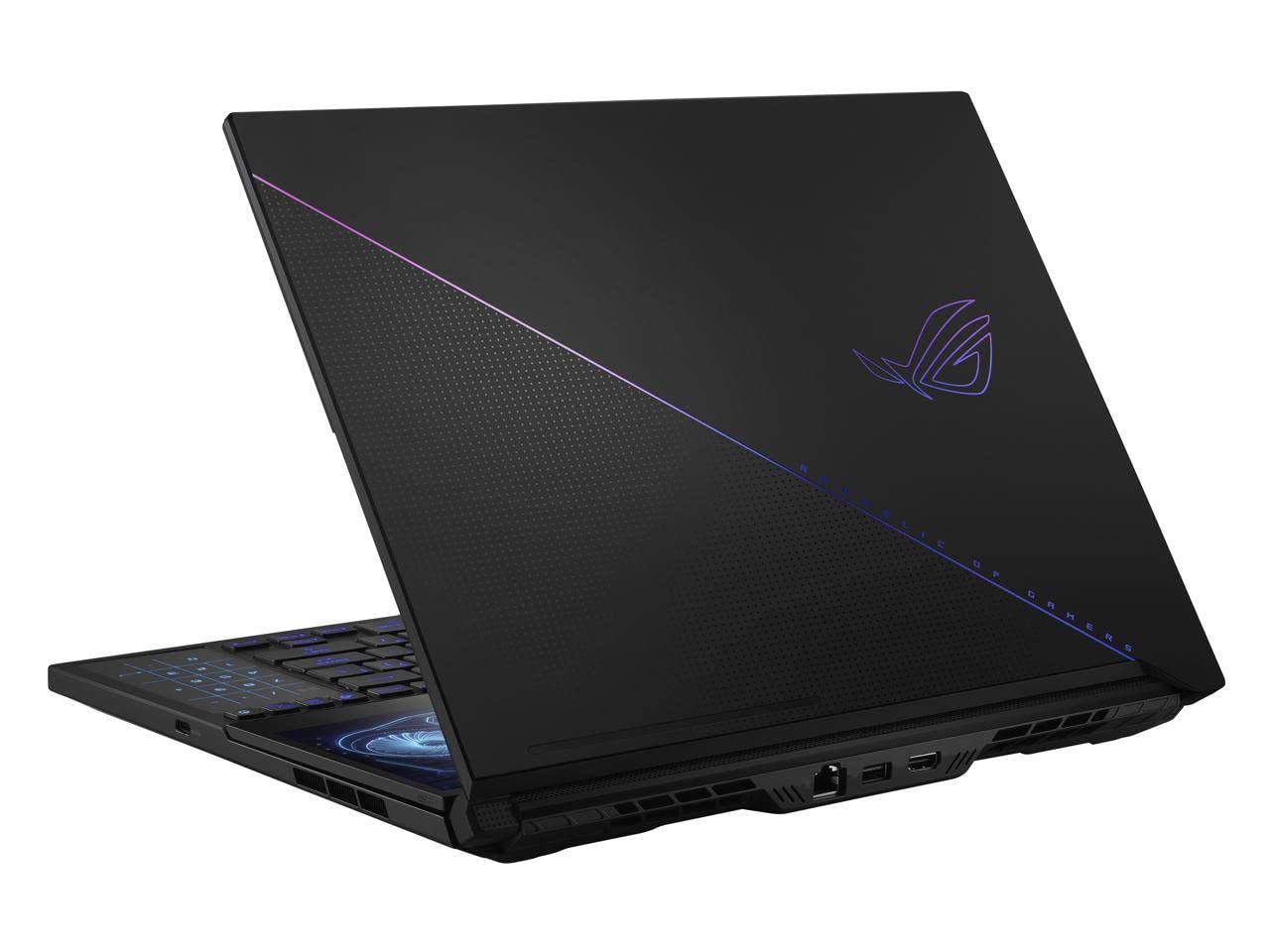 ASUS ROG Zephyrus Duo 16 GX650 GX Gaming & Entertainment Laptop (AMD Ryzen 9 7945HX 16-Core, 32GB DDR5 4800MHz RAM, 2x2TB PCIe SSD RAID 1 (2TB), GeForce RTX 4080, 16.0" Win 10 Pro) with USB-C Dock