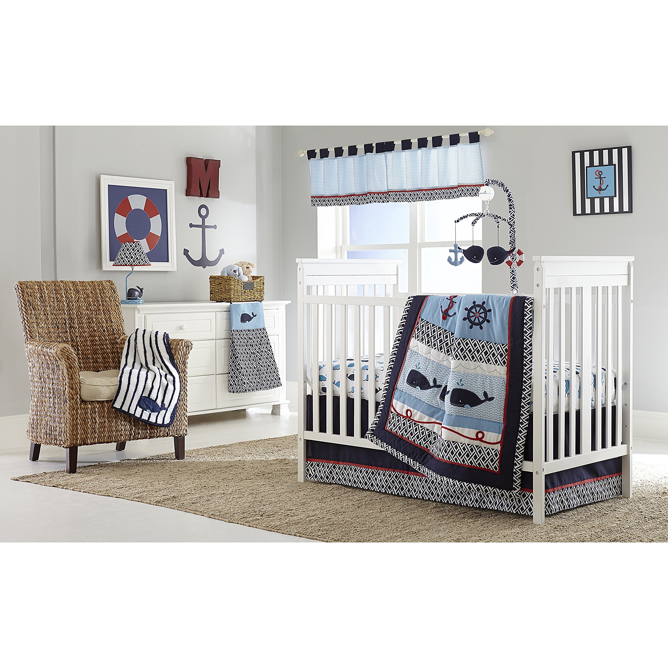 Nautica - Whale of a Tale - 4pc Bedding Set Comforter