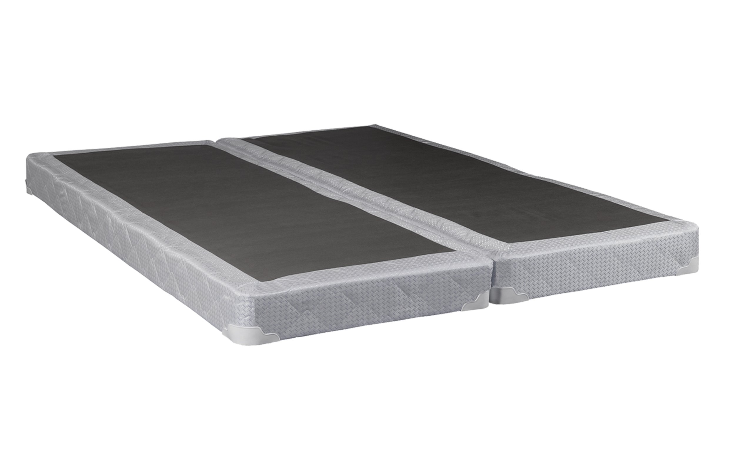 Continental Sleep 4-Inch Fully Assembled Low Profile Split Wood Traditional Box Spring/Foundation for Mattress Set, Full, Beige