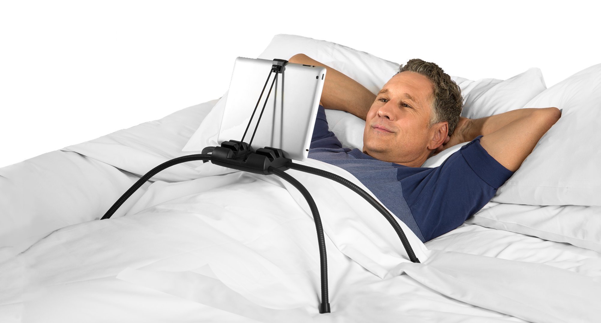 Tablift iPad Holder for Bed - Flexible Universal Tablet Stand - Mount - Bed or Table