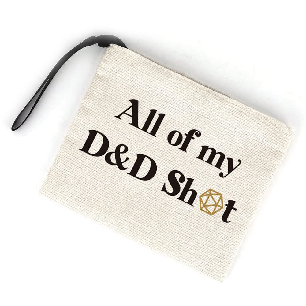 Jztco Dungeons and Dragons Dice Bag, Storage Bag for D&D Dices D and D Dice Bag, All Of My D&D Stuff D and D Accessory Pouch DND Dice Bag for Sister Friends Brother BFF