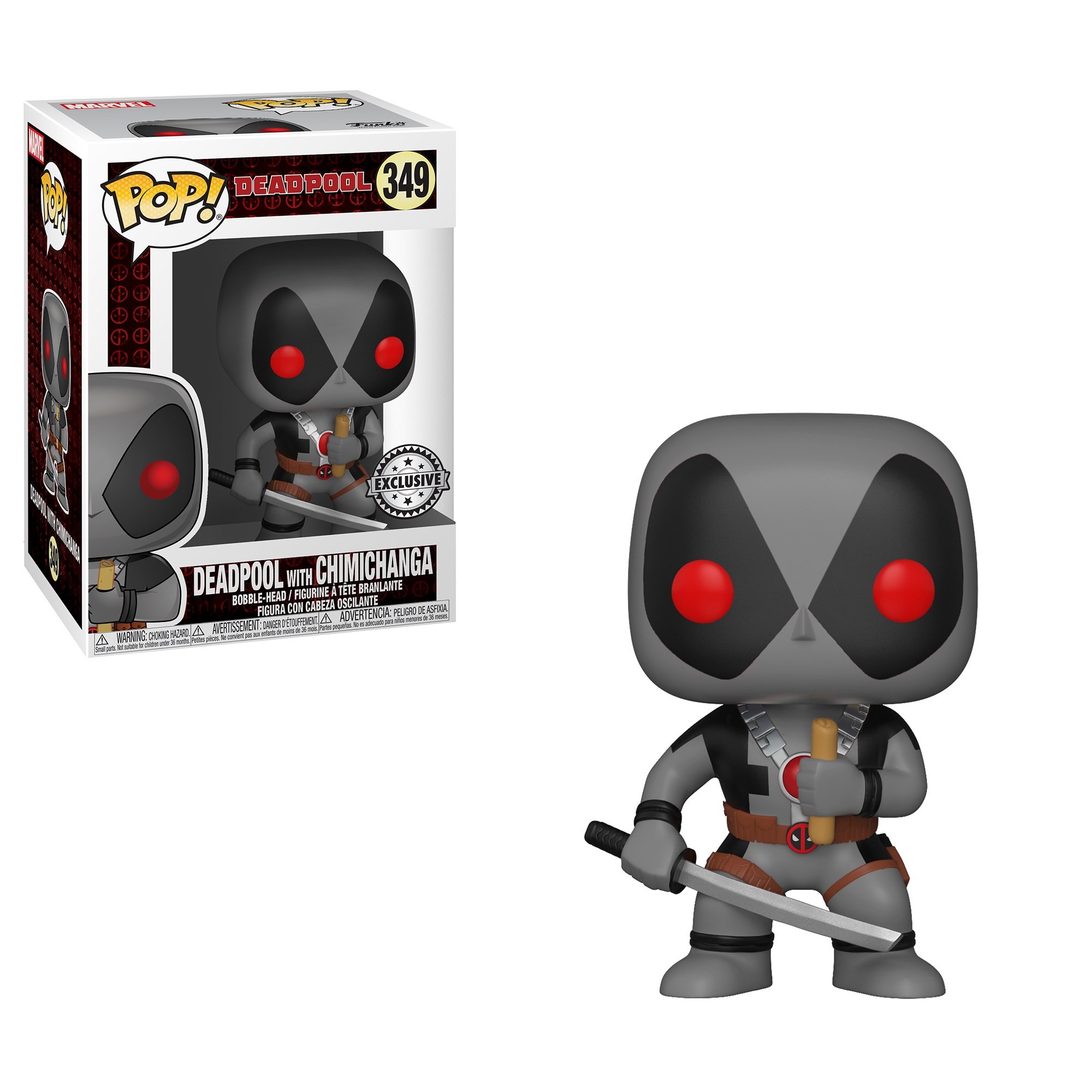 Funko Pop! Marvel: Deadpool with Chimichanga Collectible Figure, 7-Eleven Exclusive