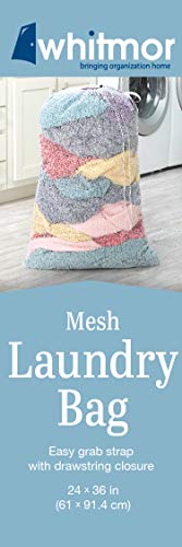 Whitmor Mesh Laundry Bag White