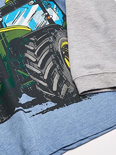 John Deere Child 4-7 Boys' T-Shirt, Chambray Blue, 7