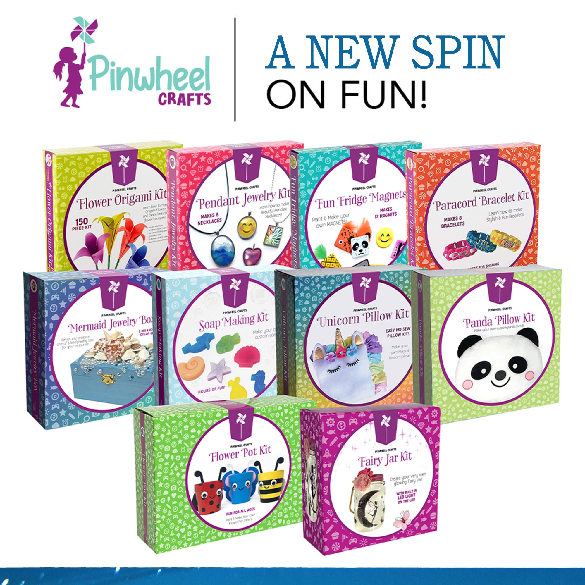 Pendant Jewelry Kit & Mermaid Jewelry Box Kit Bundle - Fun DIY Arts and Crafts Project for Kids Ages 6 7 8 9 10 11 12 - Great Gifts for All Occasions