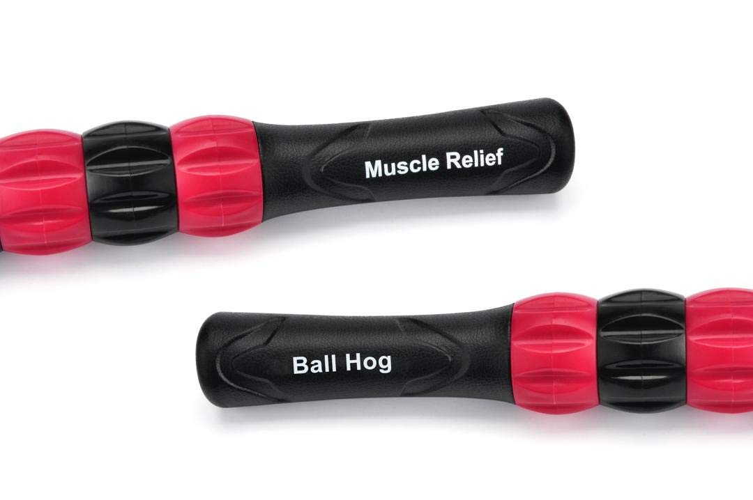 Ball Hog Gloves Muscle Relief Massage Roller Stick (Basketball Training Recovery Aid)