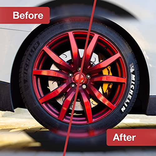 Tire Ink | Paint Pen for Car Tires | Permanent and Waterproof | Carwash Safe (White, 1 Pen)