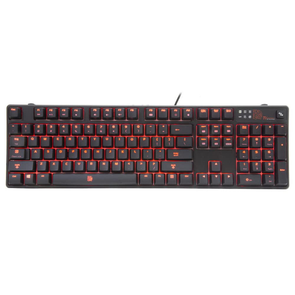 Tt eSPORTS Thermaltake Tt e Sports Poseidon Z RGB Software Controlled 16.8 Million Color Brown Switches Mechanical Gaming Keyboard KB-PZR-KBBRUS-01