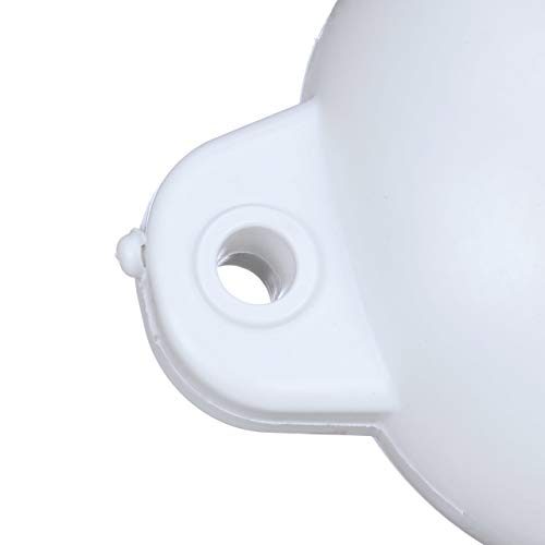 Attwood 9358-1 Softside UV-Resistant Marine Oval Mooring Fender, White, 8-Inch x 26-Inch
