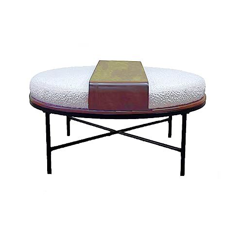 Ball & Cast Coffee Table, Dia 31.5", Light Beige