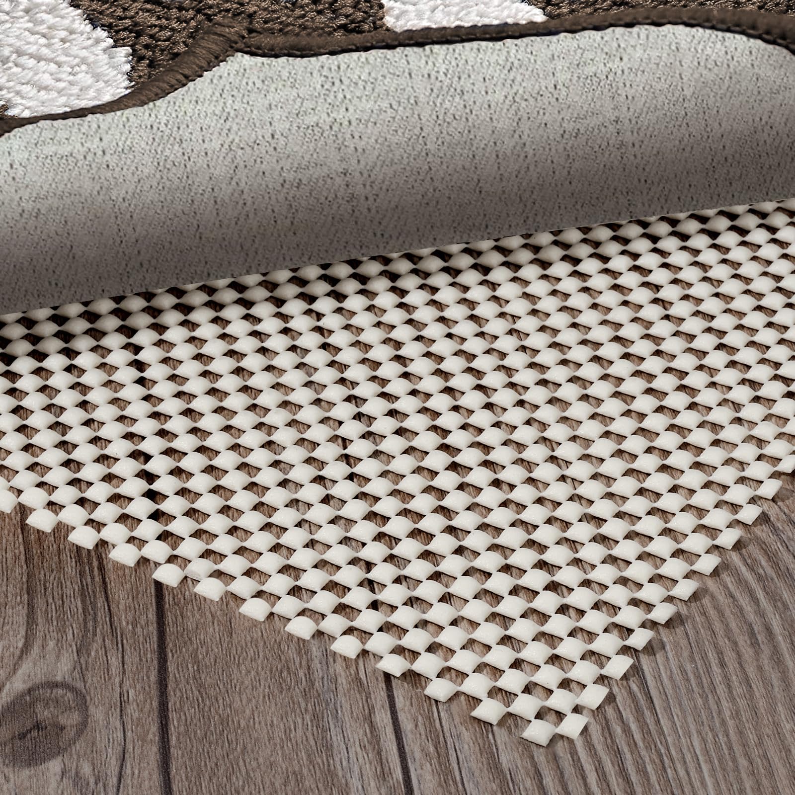 BALEINE Non Slip Rug Pad Rug Gripper for Hardwood Floors, Extra Thick Non Slip Mat Under Carpet (8'x10')