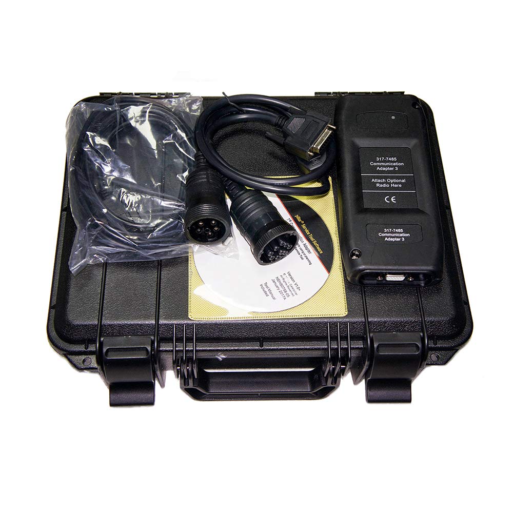 AZERCOM 2019 Version Communication Adapter Group ET-3 III 317-7484 317-7485 for Caterpillar CAT Heavy Machine Diagnostic Test Tool (6+9+14 pins)