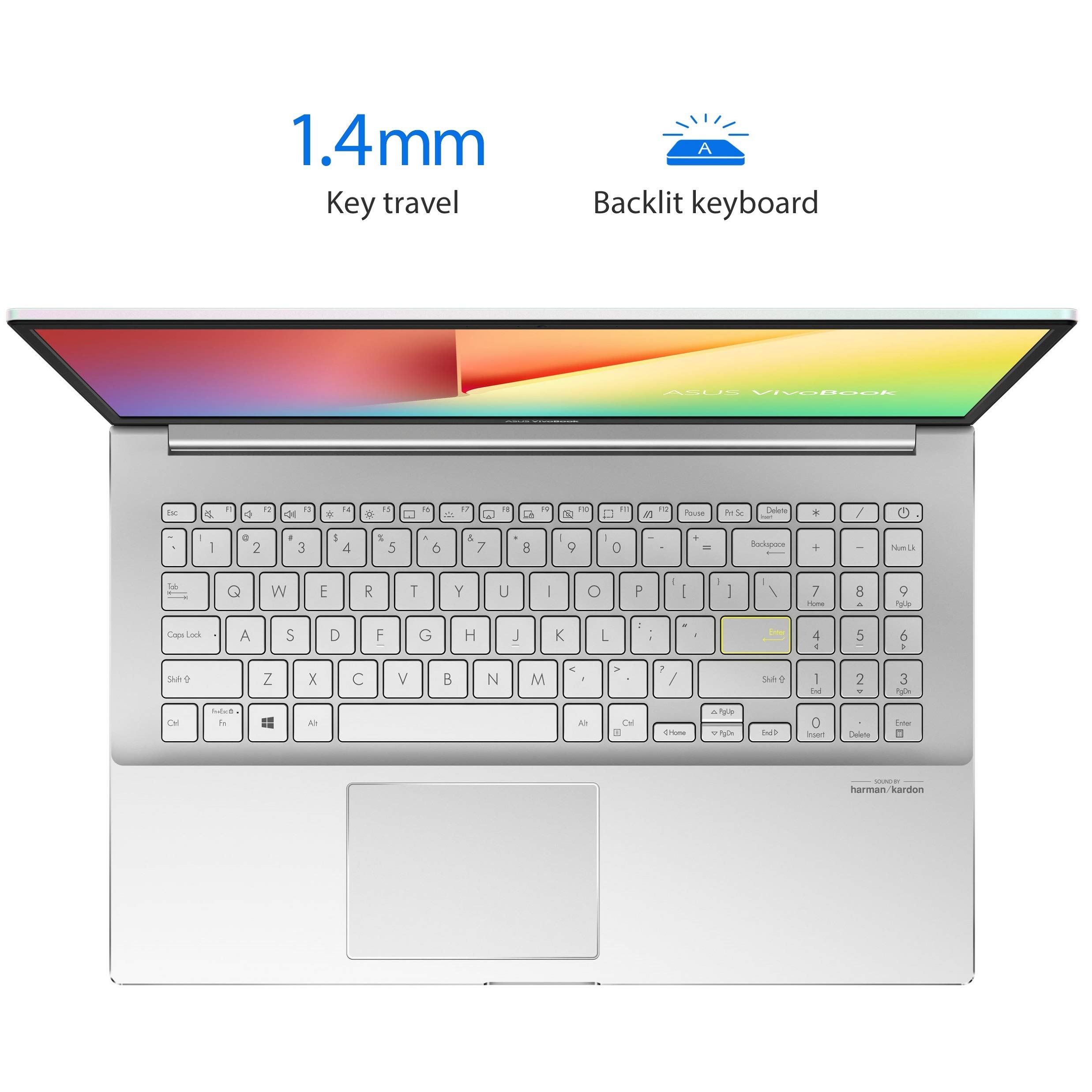 ASUS VivoBook S15 S533 Thin and Light Laptop, 15.6†FHD Display, Intel Core i5-10210U CPU, 8GB DDR4 RAM, 512GB PCIe SSD, Windows 10 Home, Dreamy White, S533FA-DS51-WH (Renewed)