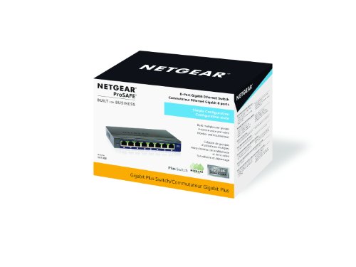 NETGEAR ProSAFE GS108E 8-Port Gigabit Plus Switch