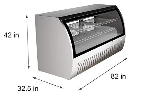 KoolMore RD32C-SS Refrigerator, 82 Inch, Stainless Steel