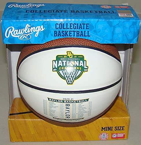 Baylor 2021 College National Champions Commemorative Mini Basketball