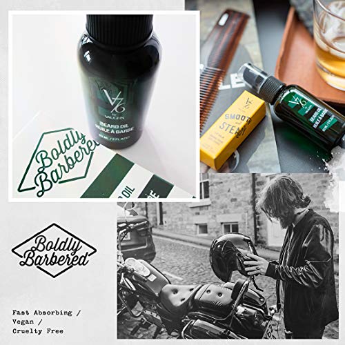 V76 by Vaughn Beard Oil Formula for Men, 2 oz