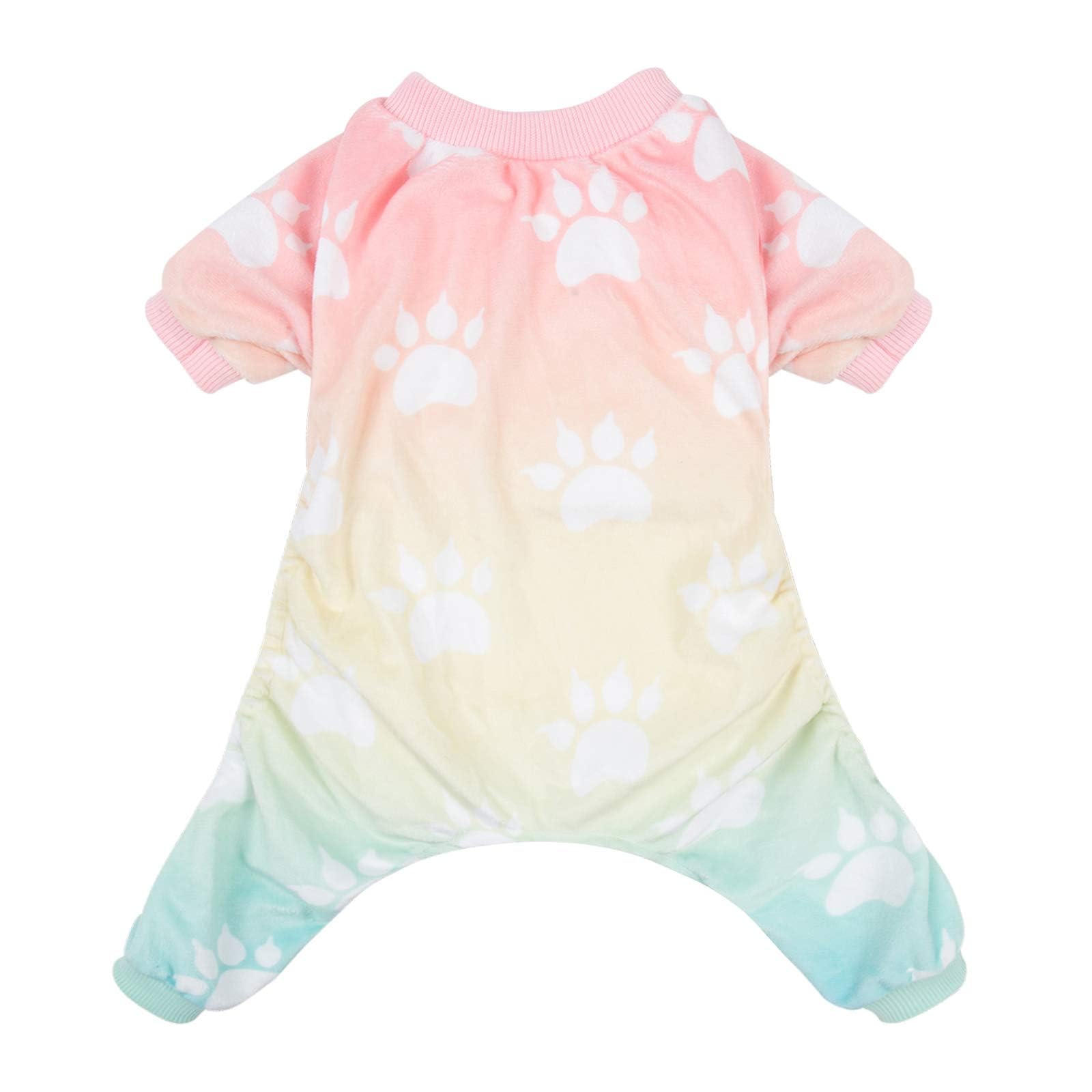 CuteBone Small Dogs Outfit Soft Puppy Onesies Pjs Dog Pajamas Pet Coat Cat Apparel Comfy Doggie Jumpsuit Bodysuit for All Seasons P09XS