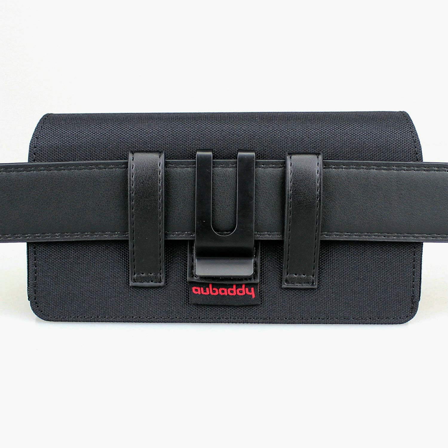 aubaddy Dual Phone Holster Pouch Case for 2 Phones, Double Decker Belt Clip Case for iPhone 15 Pro Max 15 Plus 14 Pro Max 14 Plus 13 Pro Max 12 Pro Max 11 Pro Max 8 Plus Samusng Galaxy S23 Ultra S23+