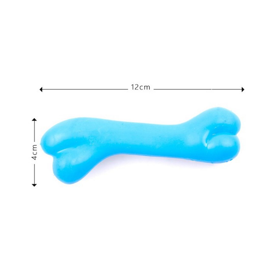 CShopping Pack of 3 Durable Dog Chew Toys, Bone Shape Dog Dental Toy,Rubber Bone Chew Textured Toys Perfect for Training & Keeping Pets Fit
