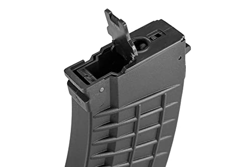GoldenBall Airsoft AK Magazine 600rd Waffle Polymer High Capacity AEG Magazine Compatible with Lancer Tactical Airsoft AK AEG (728 Series)
