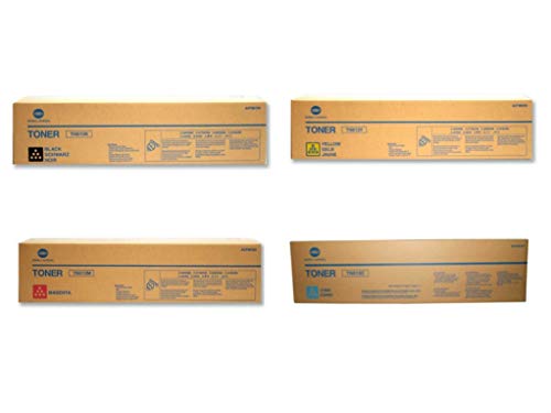 Konica Minolta TN613 4-Color Toner Cartridge Set for bizhub C452, C552, C652