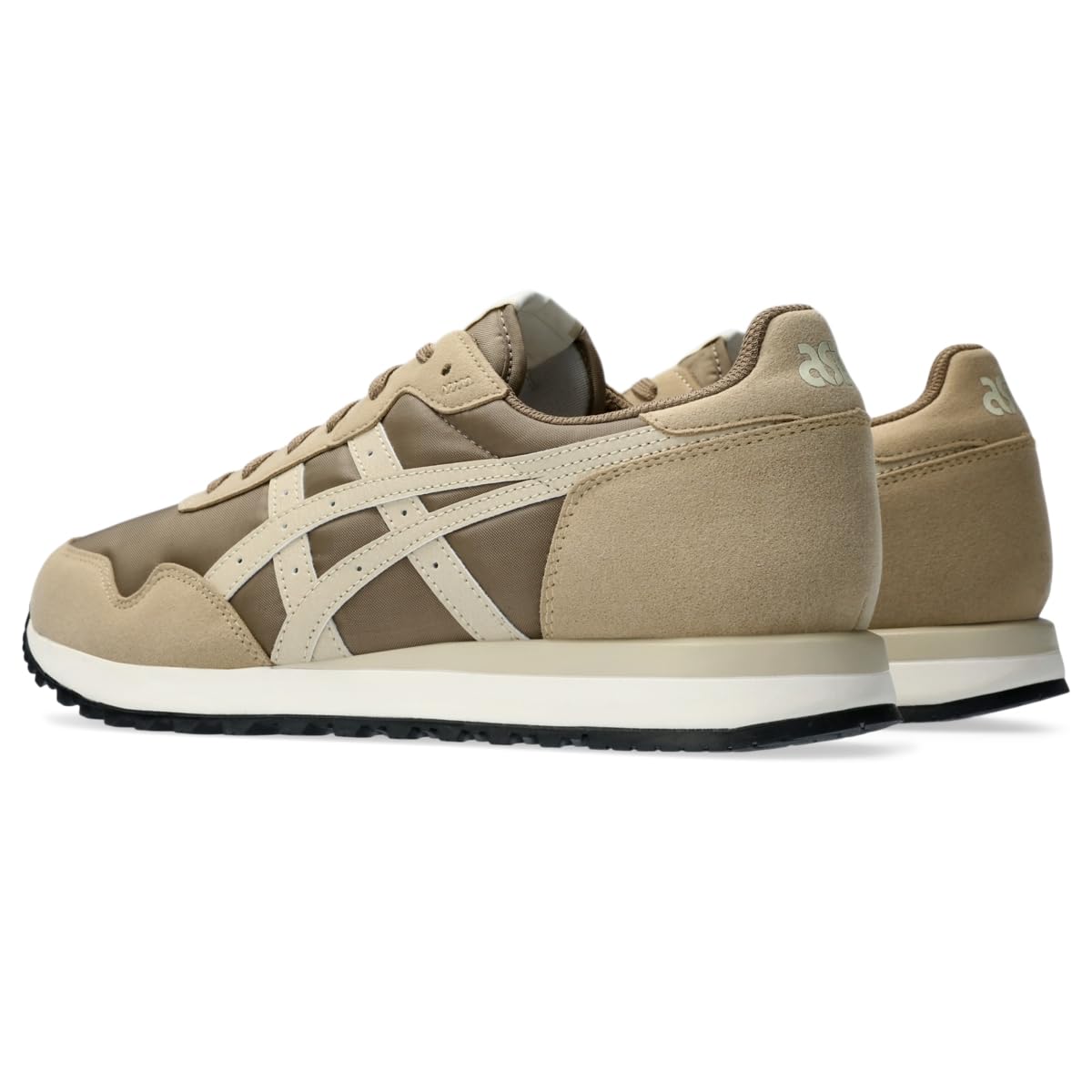 ASICS Unisex Tiger Runner II Sportstyle Shoes, 11, Cream/Midnight