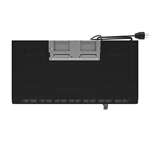 KoolMore KM-MOT-1SS 1.6 Cu. Ft. Over The Range Microwave Oven Lamp and 300CFM Recirculation Vent Hood, Auto Cook Menus, Reheat Function, 10 Power Levels, Timer, and Weight Defrost, Silver
