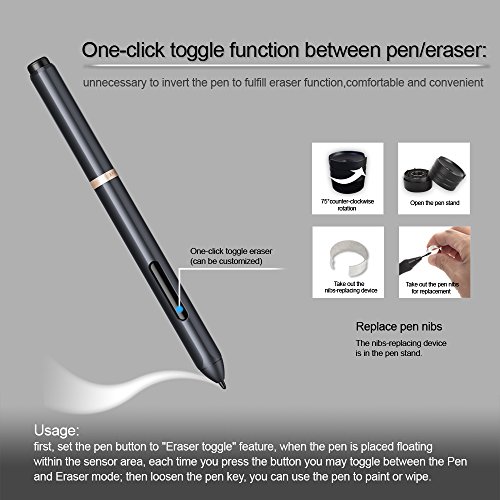 XP-PEN PN03 Battery-free Pen Only Star 04 05 Deco01(Black)