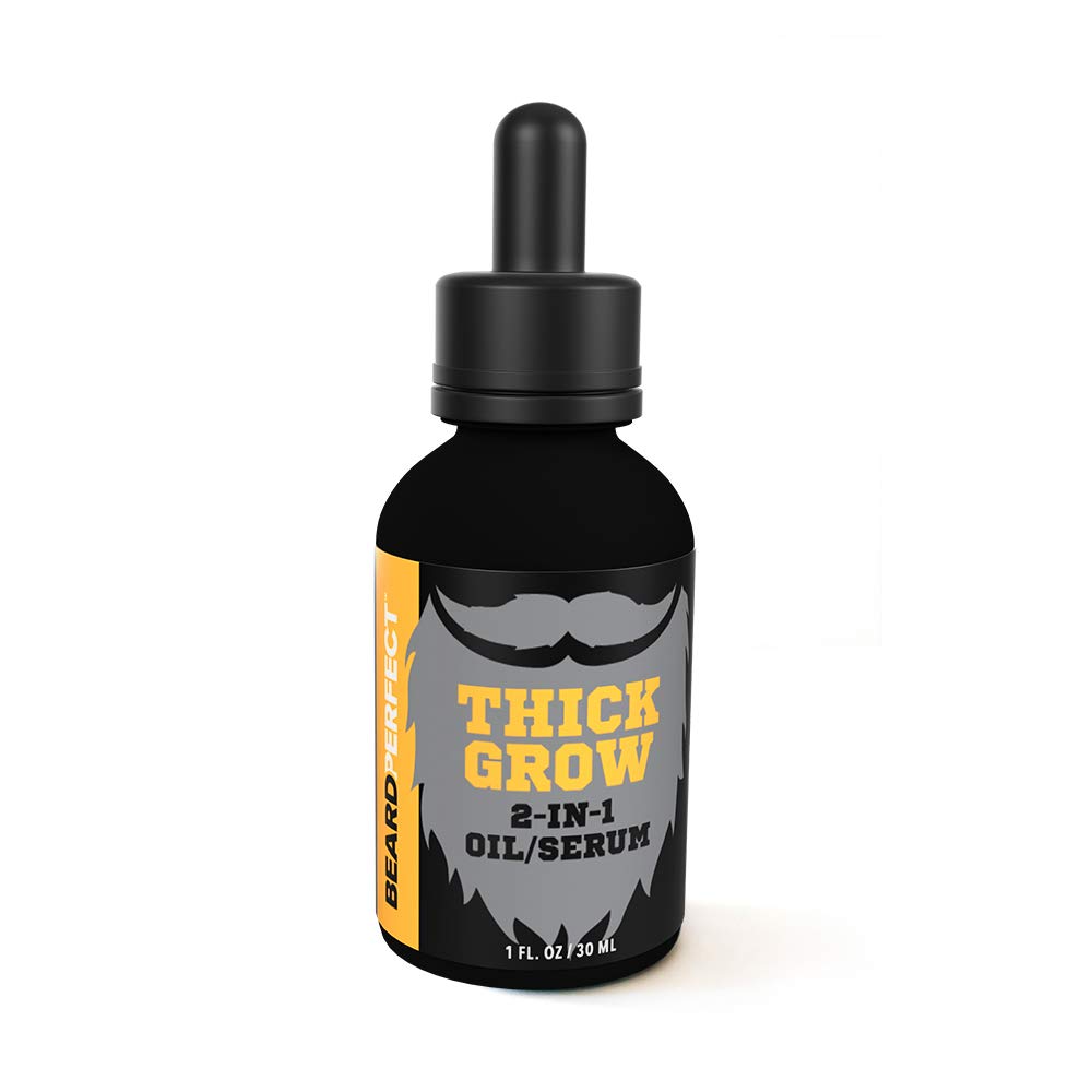 BEARDPERFECT THICKGROW BEARD OIL - Grow a Better Beard With Simple, Vital Growth Nutrients