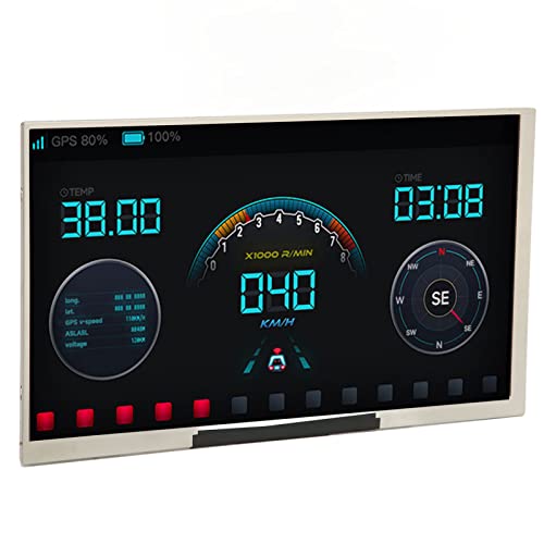 BOTEGRA 7 Inch IPS Integrated Display, 40PIN FPC Interface 170 Degree Viewing Angle PC Display Components Backlight HD for New Energy