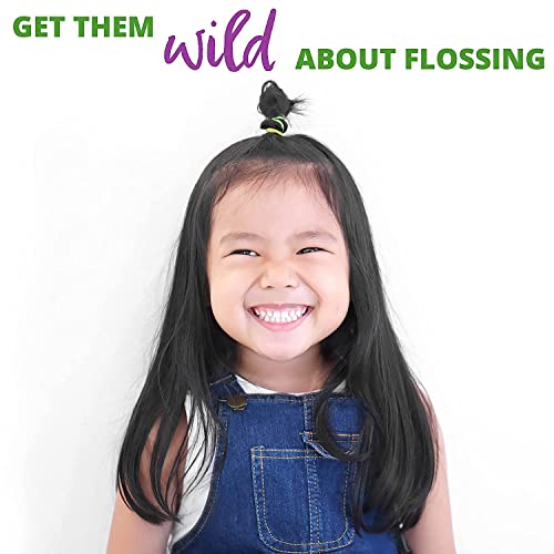 Plackers Flossers for Kids - 75 flossers with dual grip for different ages