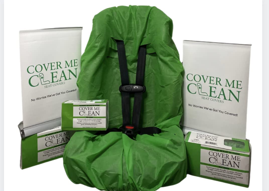 Disposable Child Car Seat Cover (Medium, Green) No Worries We've got You covered!