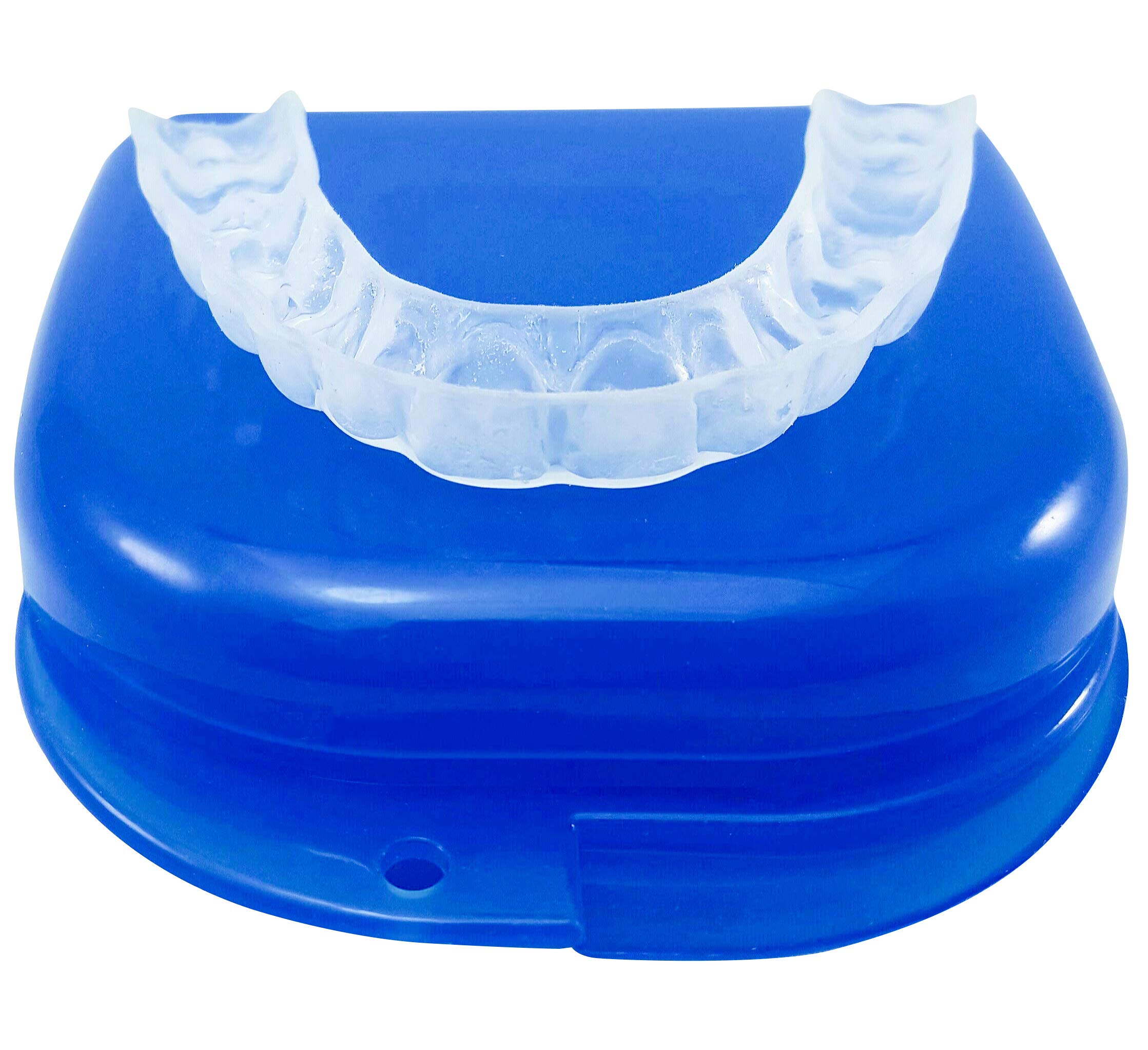 Thin Slim Soft Custom Teeth Night Guard - Teeth Grinding - Teeth Clenching Dental Guard - Slim Thin Fit for Small Mouth - Great for Day Or Night Use - for Upper Teeth - Bruxism Mouth Guard