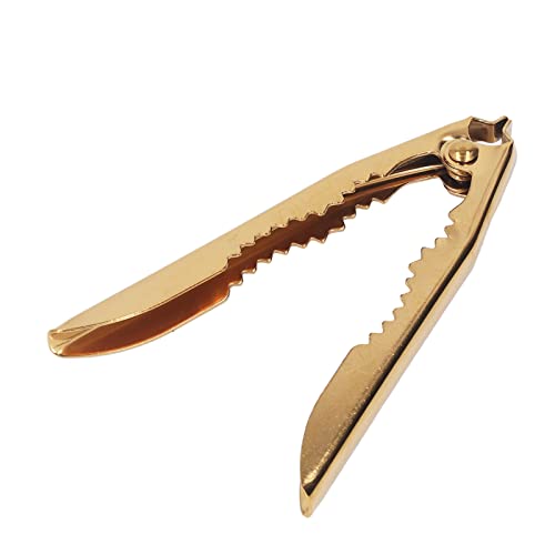 Fdit Crab Crackers and Tools, Stainless Steel Seafood Shell Cracking Tool Crab Leg Crackers Lobster Nut Crackers Opener for Home Kitchen Party (Gold)